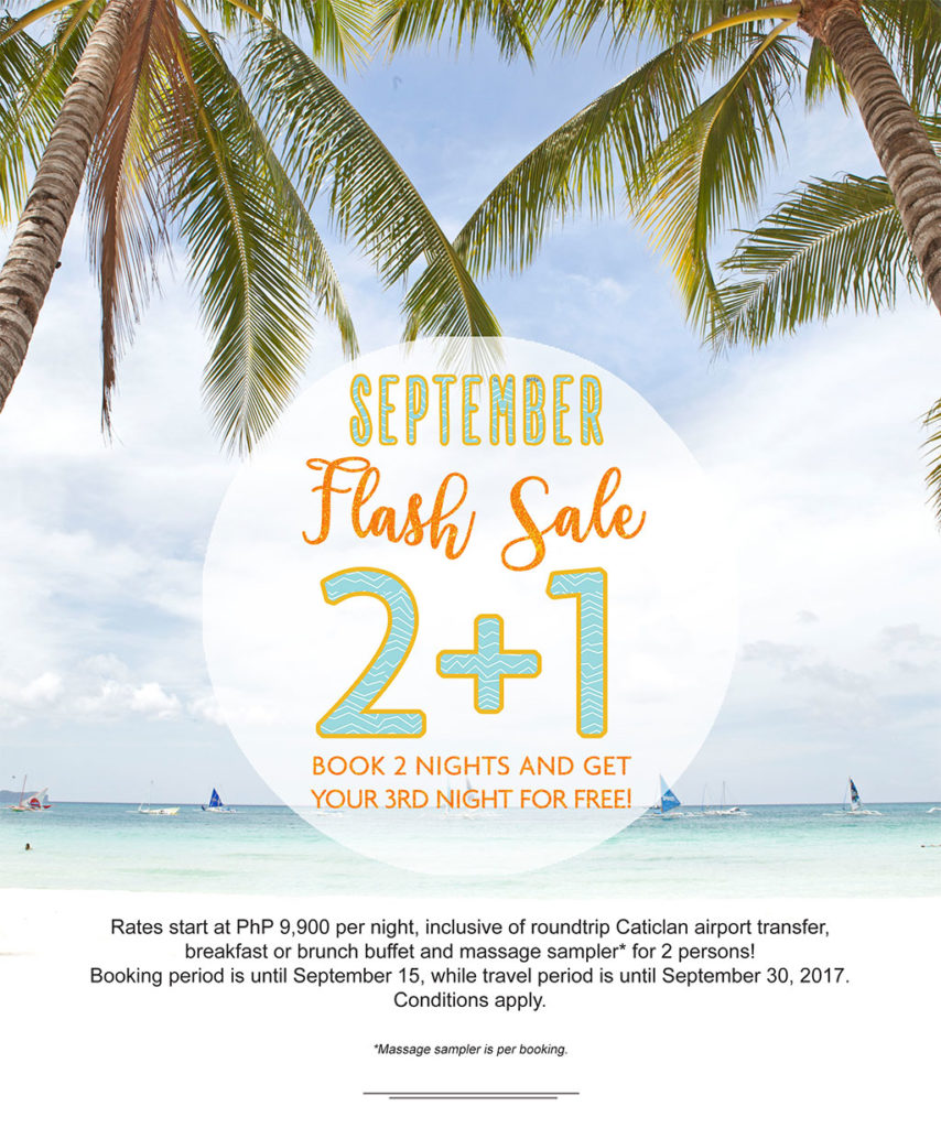 September Flash Sale Promo – The District Boracay
